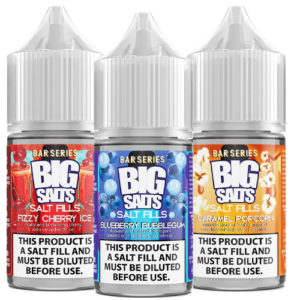 Home - BIG SALTS - The Worlds First Salt Fill E-Liquid.