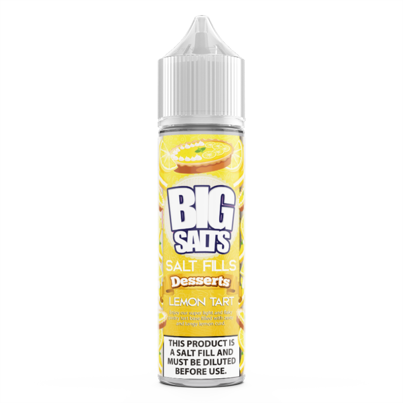 BIG SALTS 60ml Salt Fill - Lemon Tart - BIG SALTS - The Worlds First ...